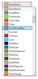 【WPF】色（カラー）一覧を取得してCOMBOBOXやLISTで選択するには？ | 初学者DIYプログラミング入門