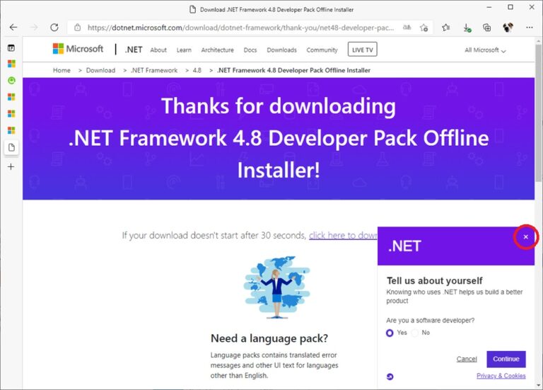 .NET Framework4.8 SDK（日本語版）簡単インストール方法 | 初学者DIYプログラミング入門